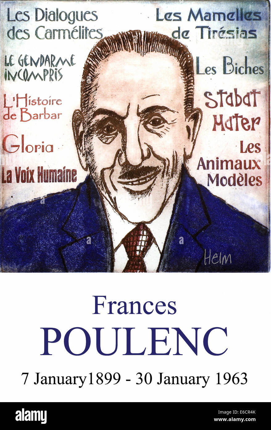 Francis poulenc hi-res stock photography and images - Alamy