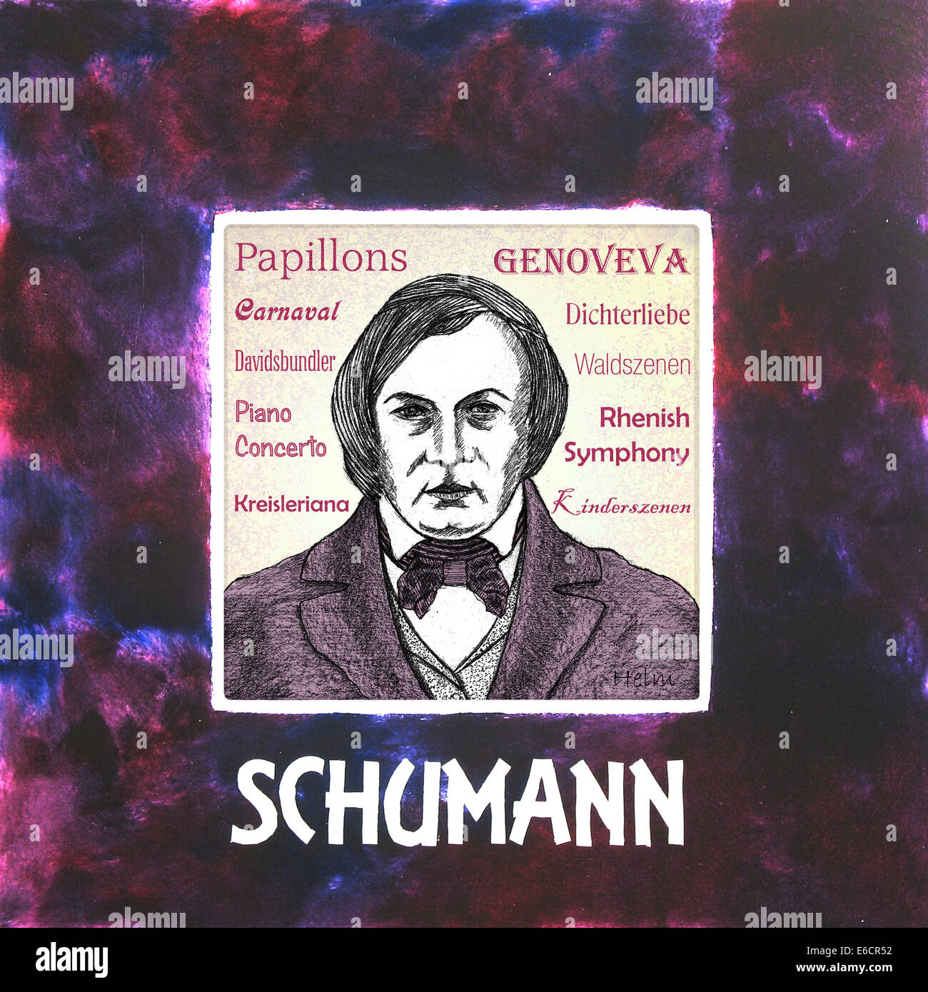 Robert schumann portrait hi-res stock photography and images - Alamy