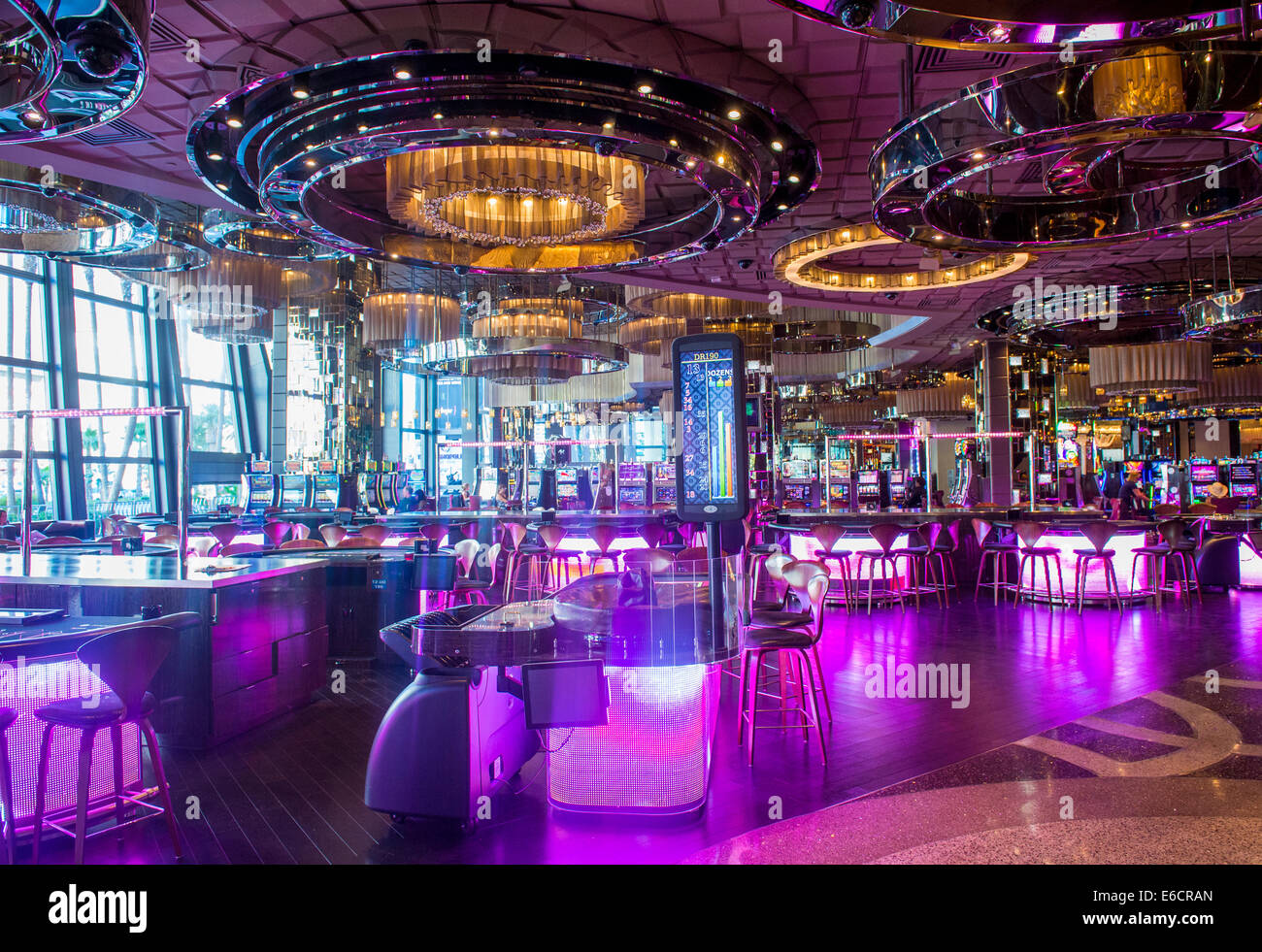 The Interior of Cosmopolitan hotel and casino in Las Vegas Stock Photo ...