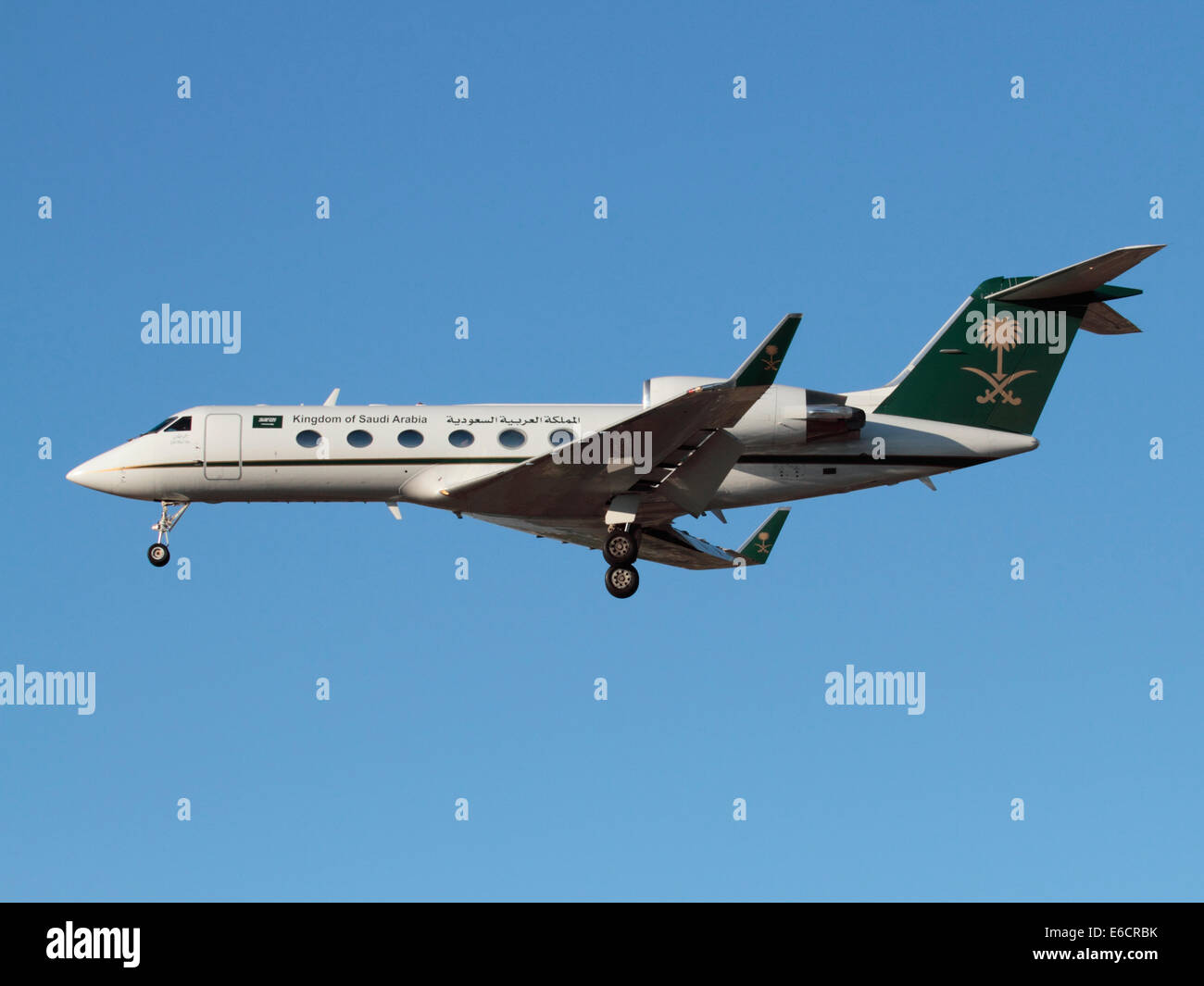 Gulfstream IV business jet used by the Saudi Arabian government in an ...