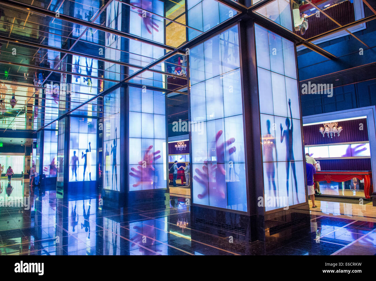 The Interior of Cosmopolitan hotel and casino in Las Vegas Stock Photo ...
