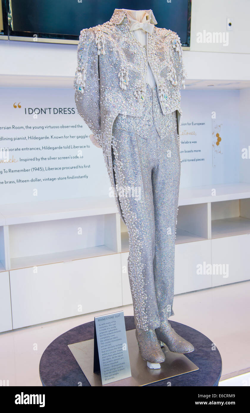 Liberace costume at the "Liberace and The Art of Costume" exhibition in ...
