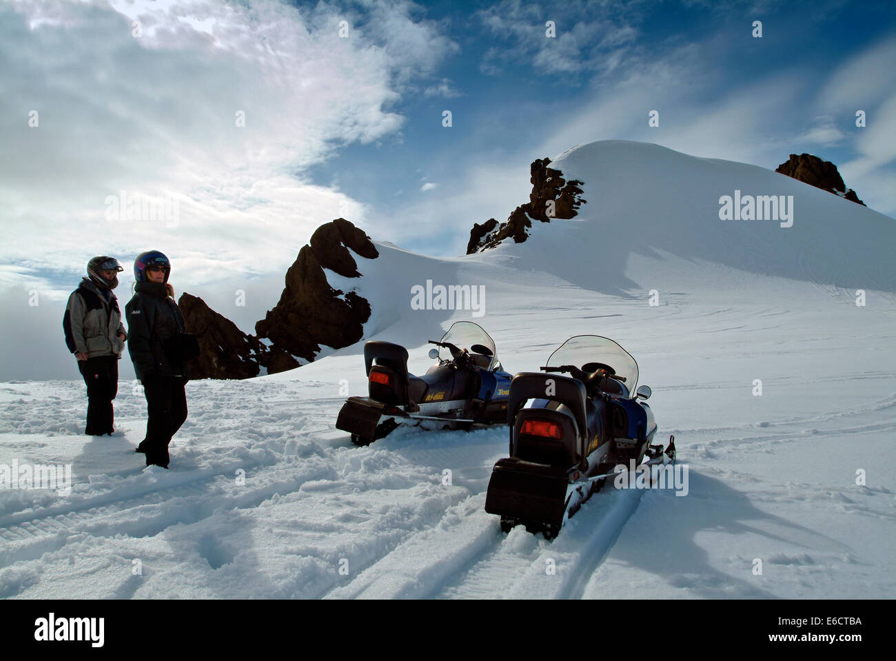 Vatnajokull ice cap, Iceland Stock Photo - Alamy