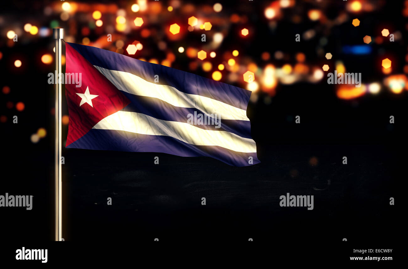 Cuba flag waving cloth background hi-res stock photography and images ...