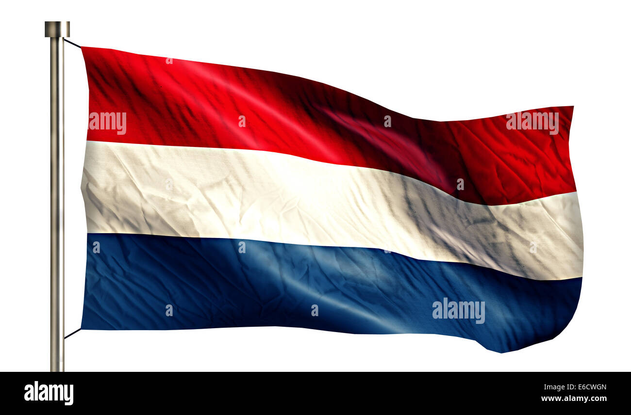 Netherlands National Flag Isolated 3D White Background Stock Photo - Alamy