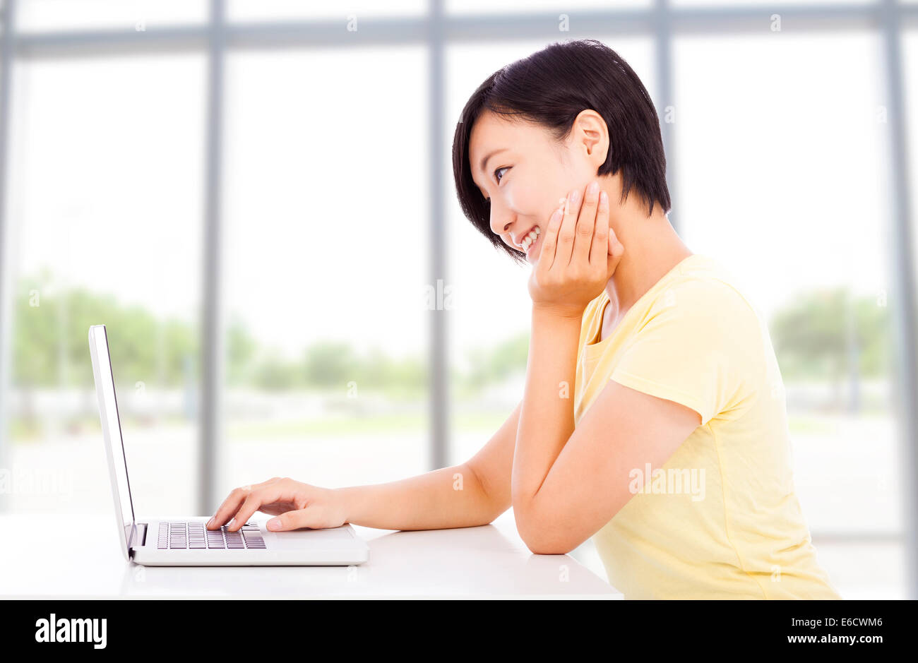 Frustrated Student Computer