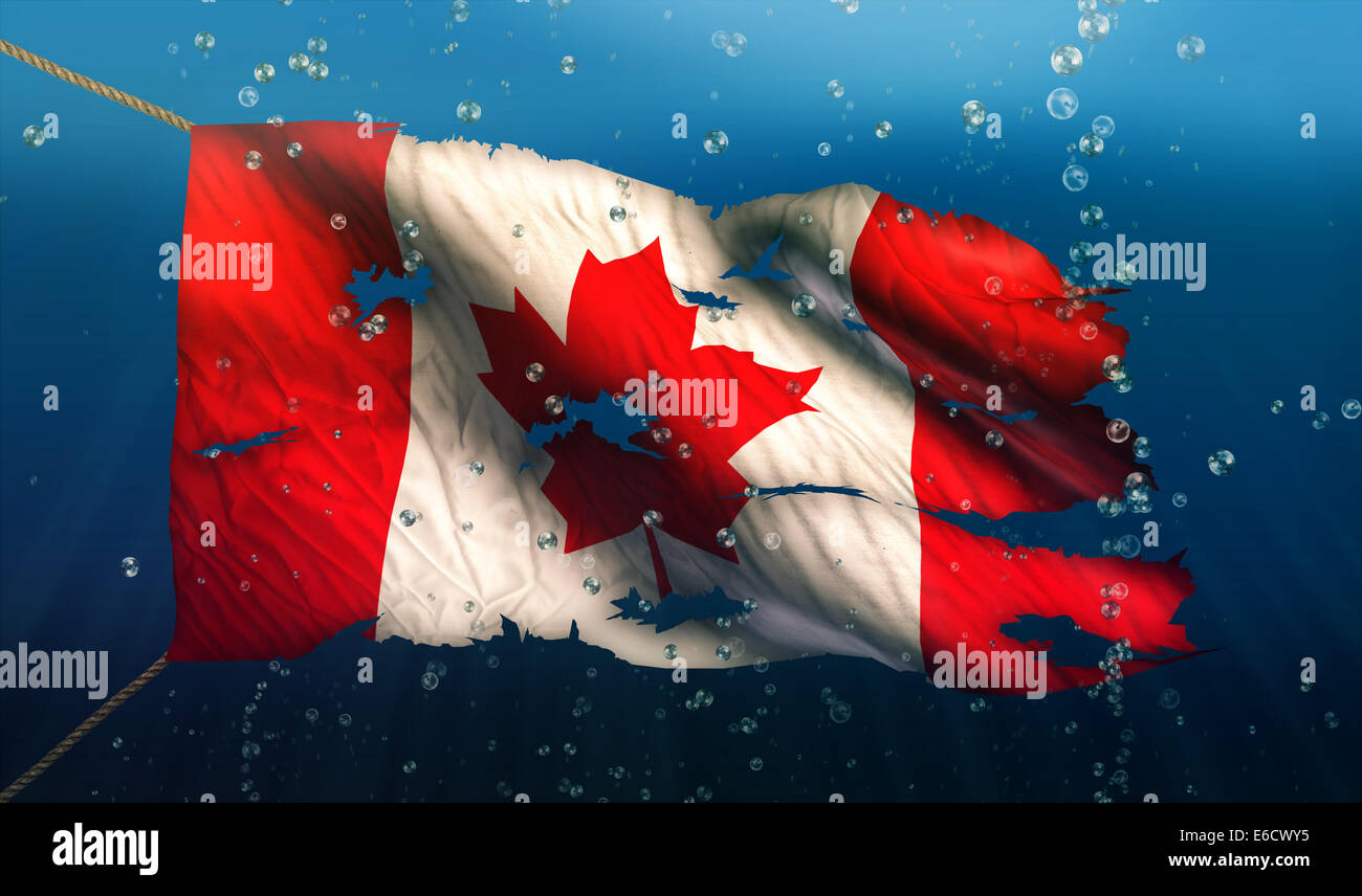 Torn canadian flag hi-res stock photography and images - Alamy