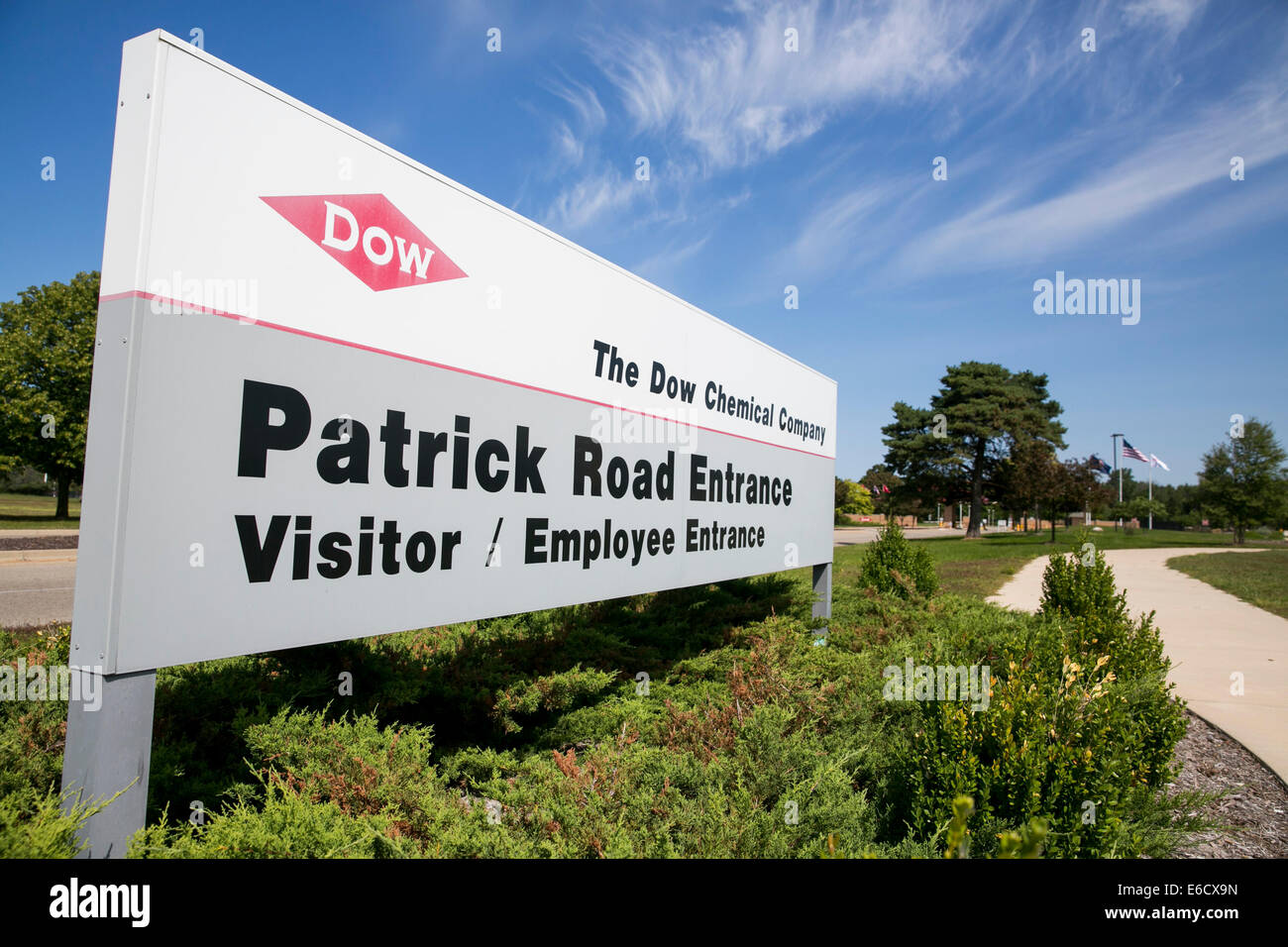 The headquarters of the Dow Chemical Company in Midland, Michigan Stock ...