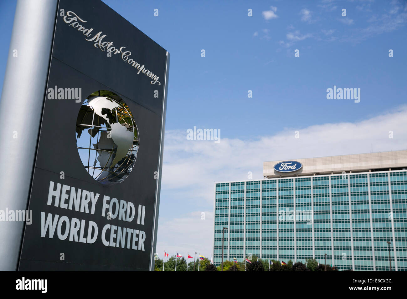 The headquarters of The Ford Motor Company in Dearborn, Michigan Stock ...
