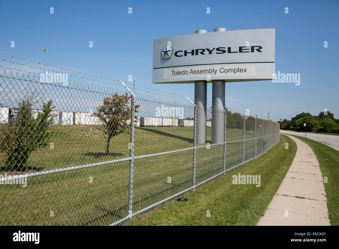 The Chrysler Toledo Assembly Complex in Toledo, Ohio. The manufacturing ...