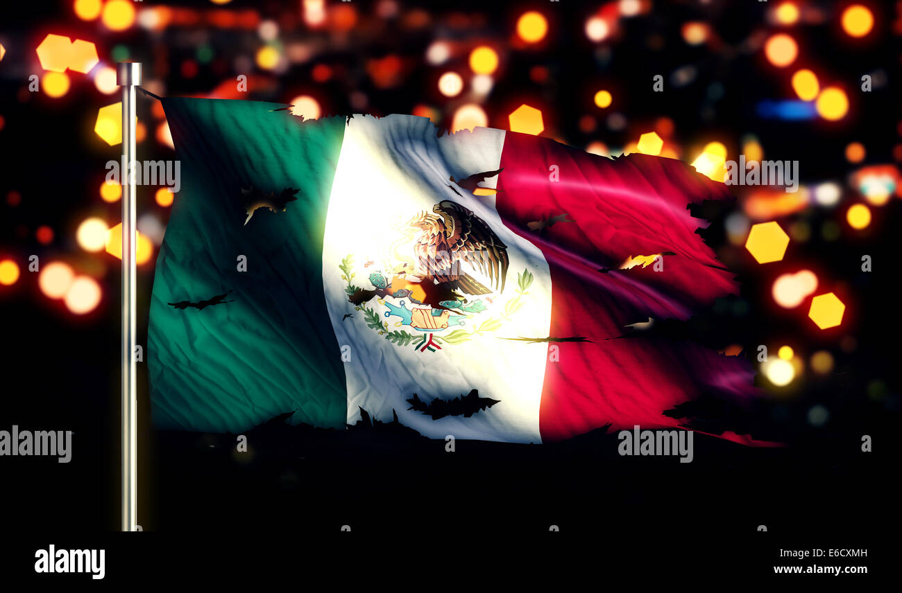 Mexican flag torn old hi-res stock photography and images - Alamy