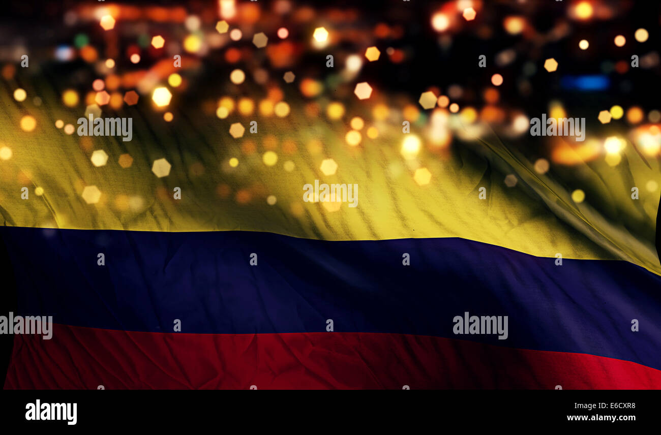 Colombia waving flag realistic cloth hi-res stock photography and ...