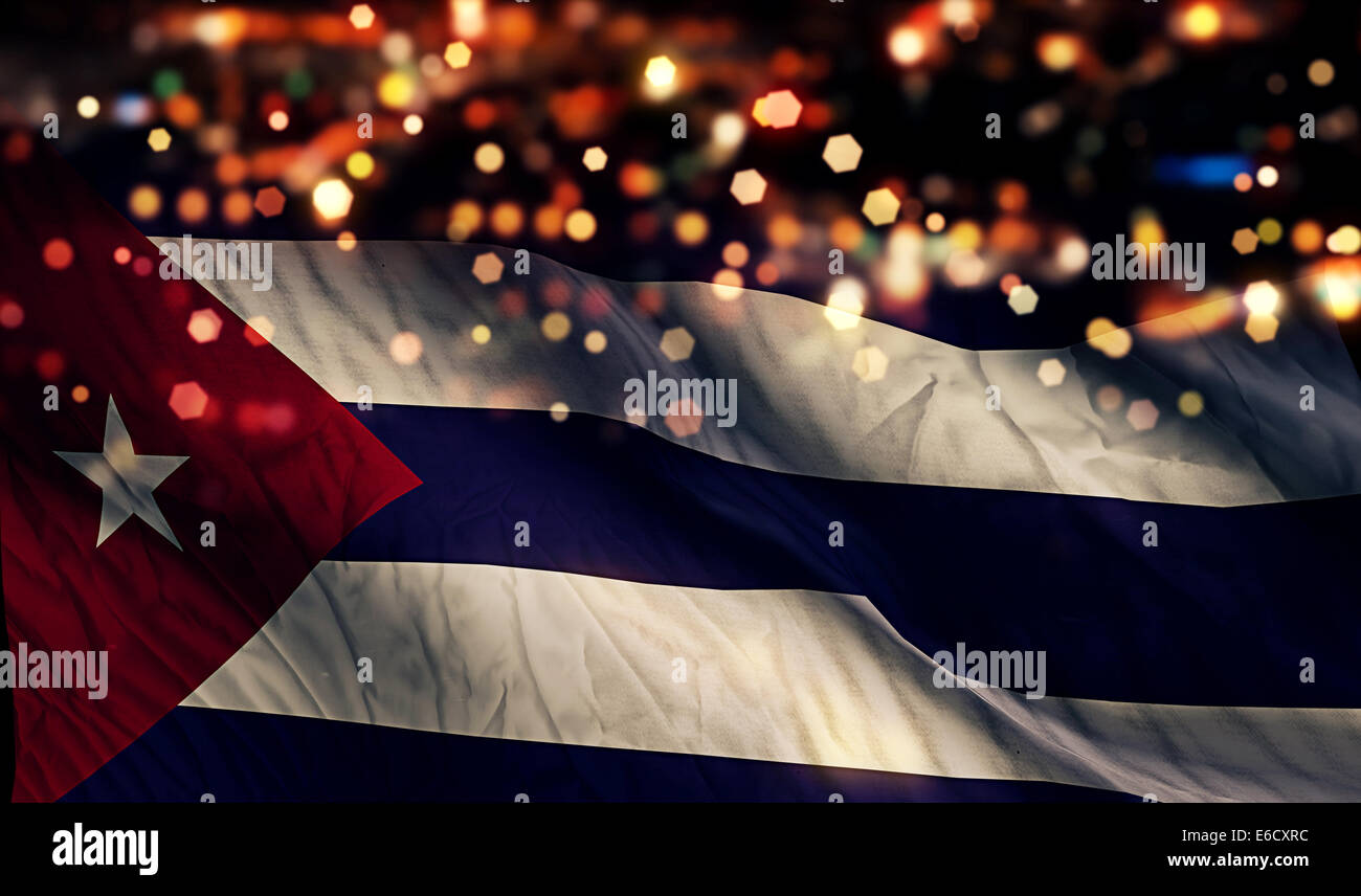 Cuba flag waving cloth background hi-res stock photography and images ...