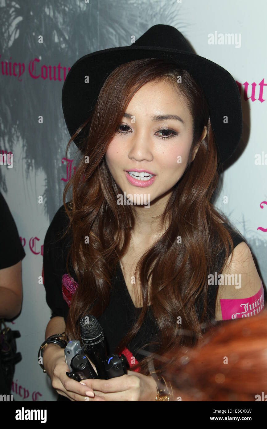 Hong Kong, China. 19th Aug, 2014. Singer Kay Tse attends Juicy Couture ...