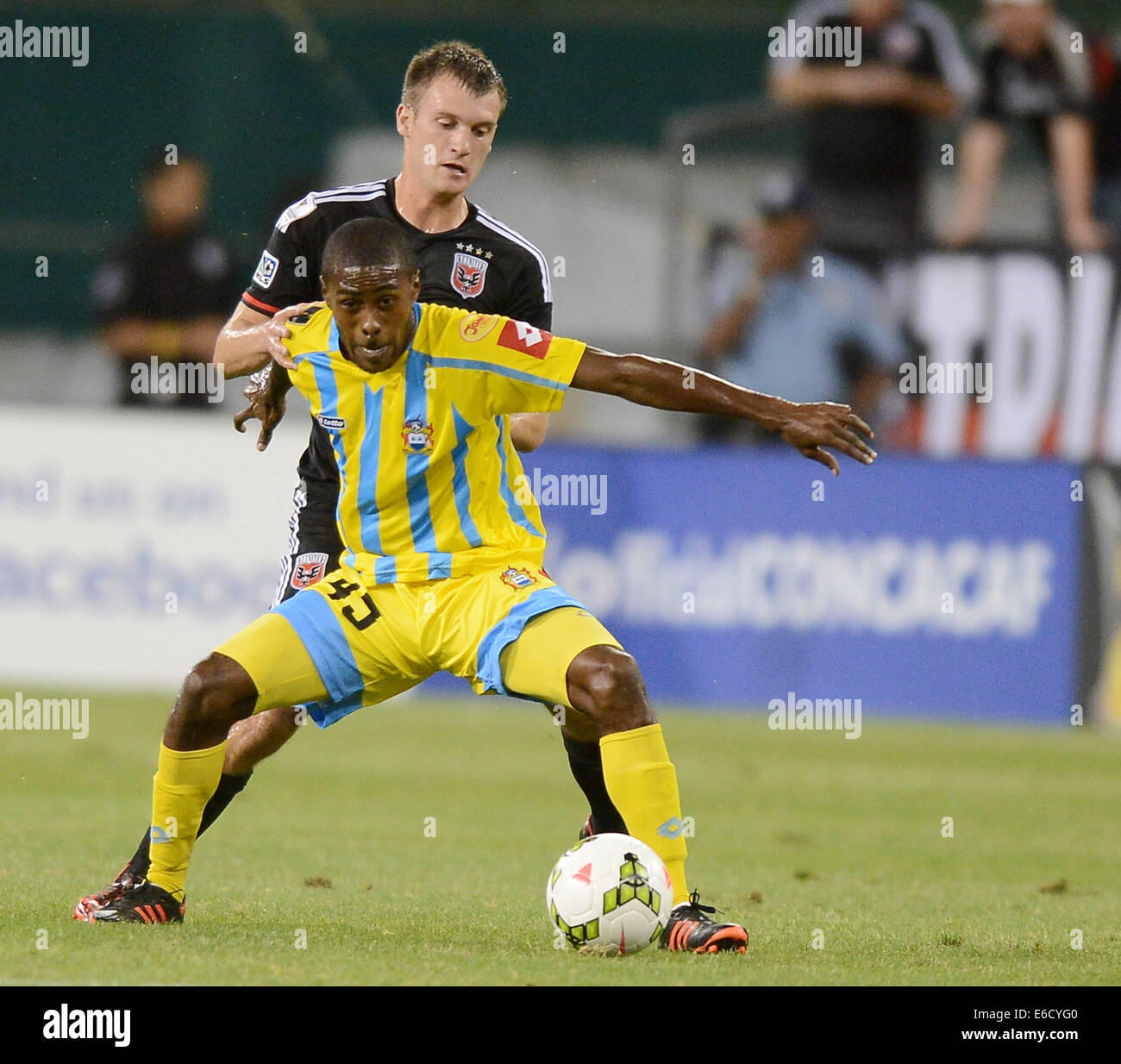 Washington, DC, USA. 20th Aug, 2014. 20140820: Waterhouse FC forward ...