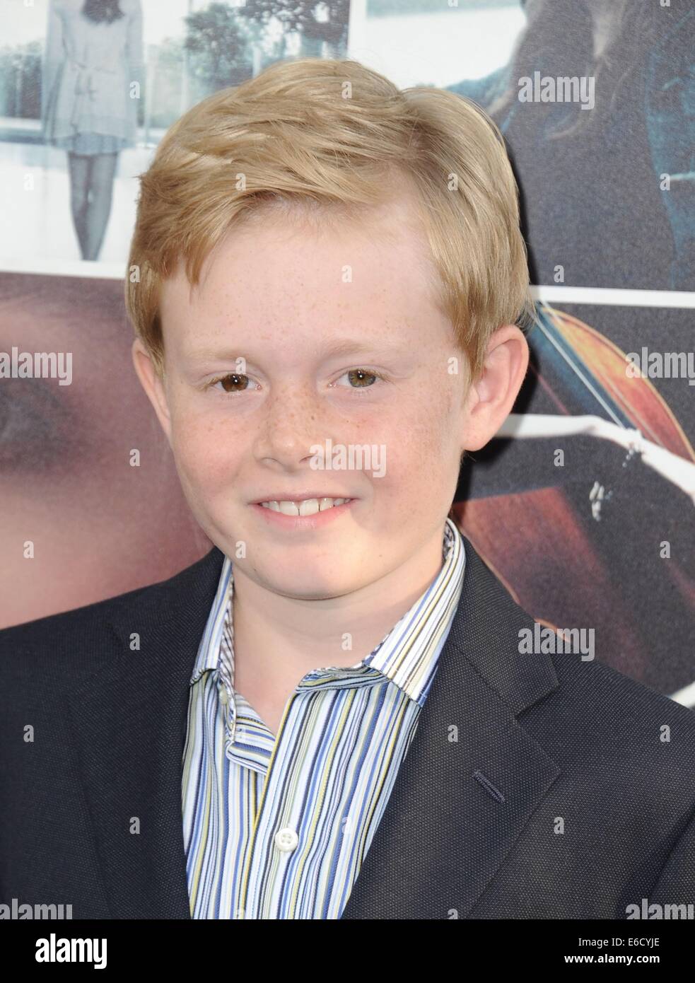 Los Angeles, CA, USA. 20th Aug, 2014. Jakob Davies at arrivals for IF I ...