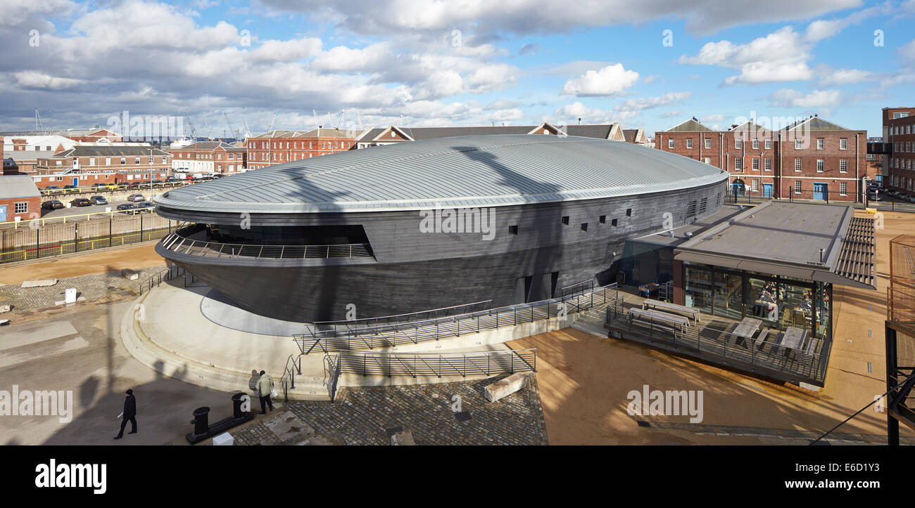 The Mary Rose Museum, Portsmouth, United Kingdom. Architect: Pringle ...