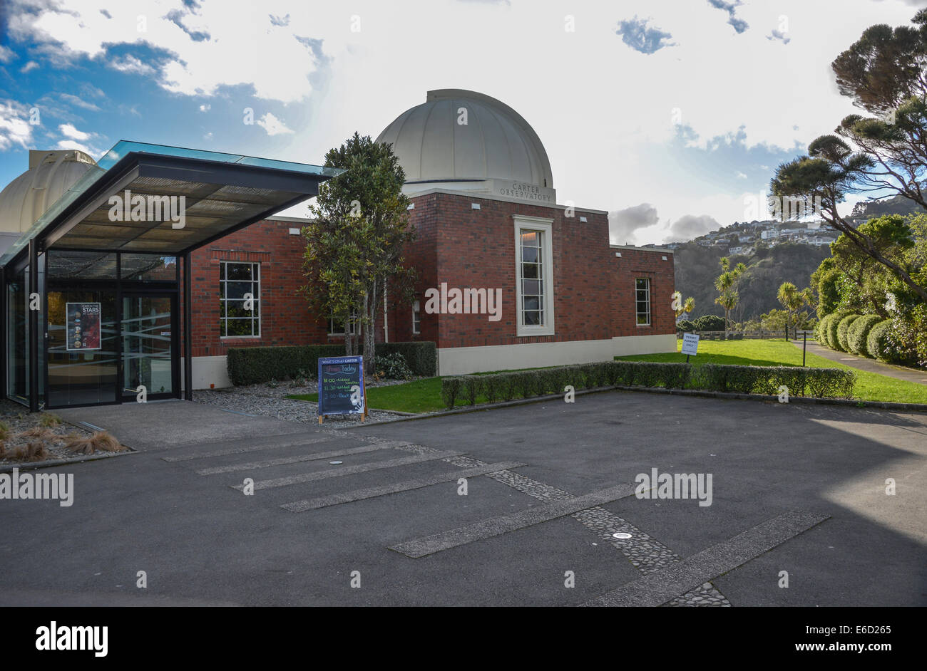 Weelington observatory in the botanical gardens Wellington New Zealand ...