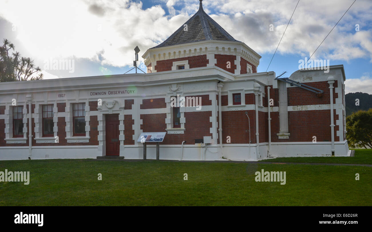 Wellington observatory in the botanical gardens Wellington New Zealand ...