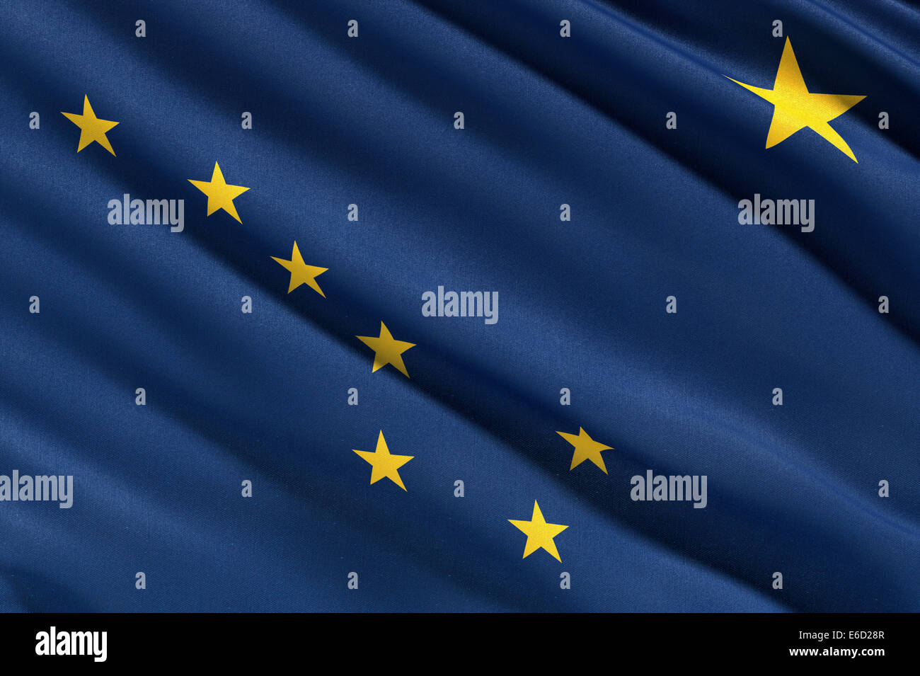 Flag of Alaska Stock Photo - Alamy