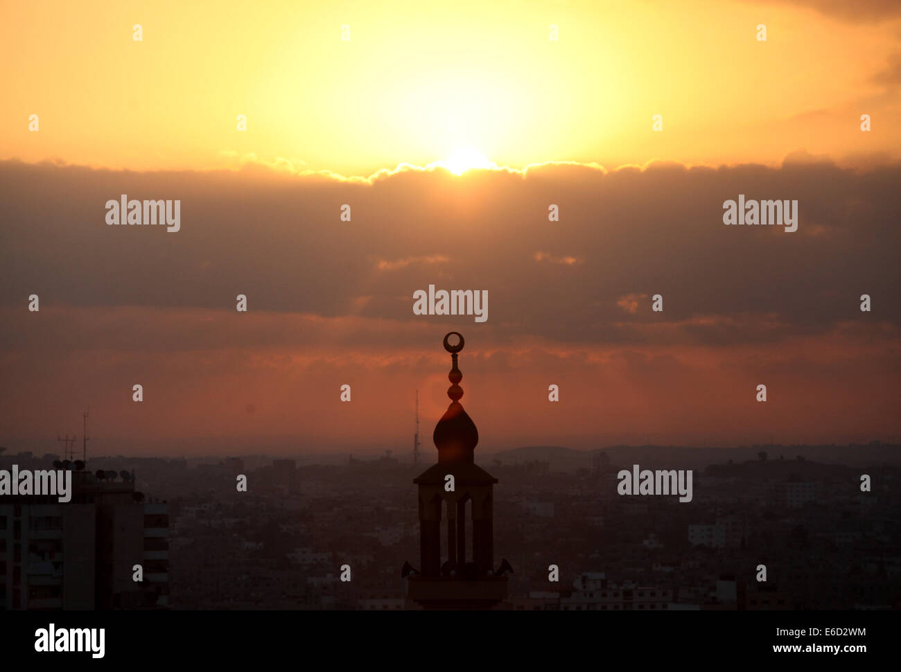 Gaza City, Gaza Strip, Palestinian Territory. 21st Aug, 2014. A General ...