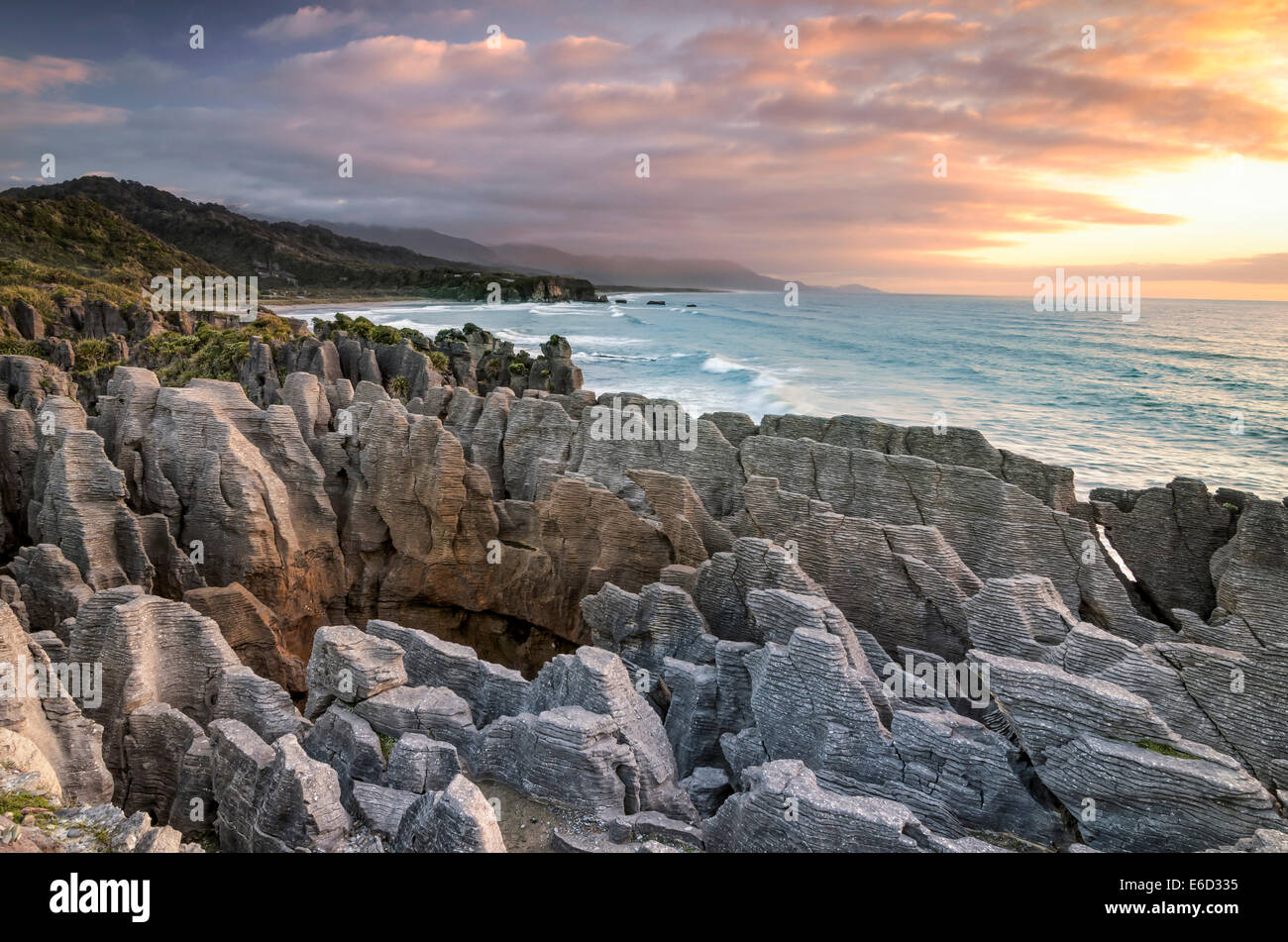 Pancake Rocks, Paparoa National Park, Punakaiki, South Island, New ...