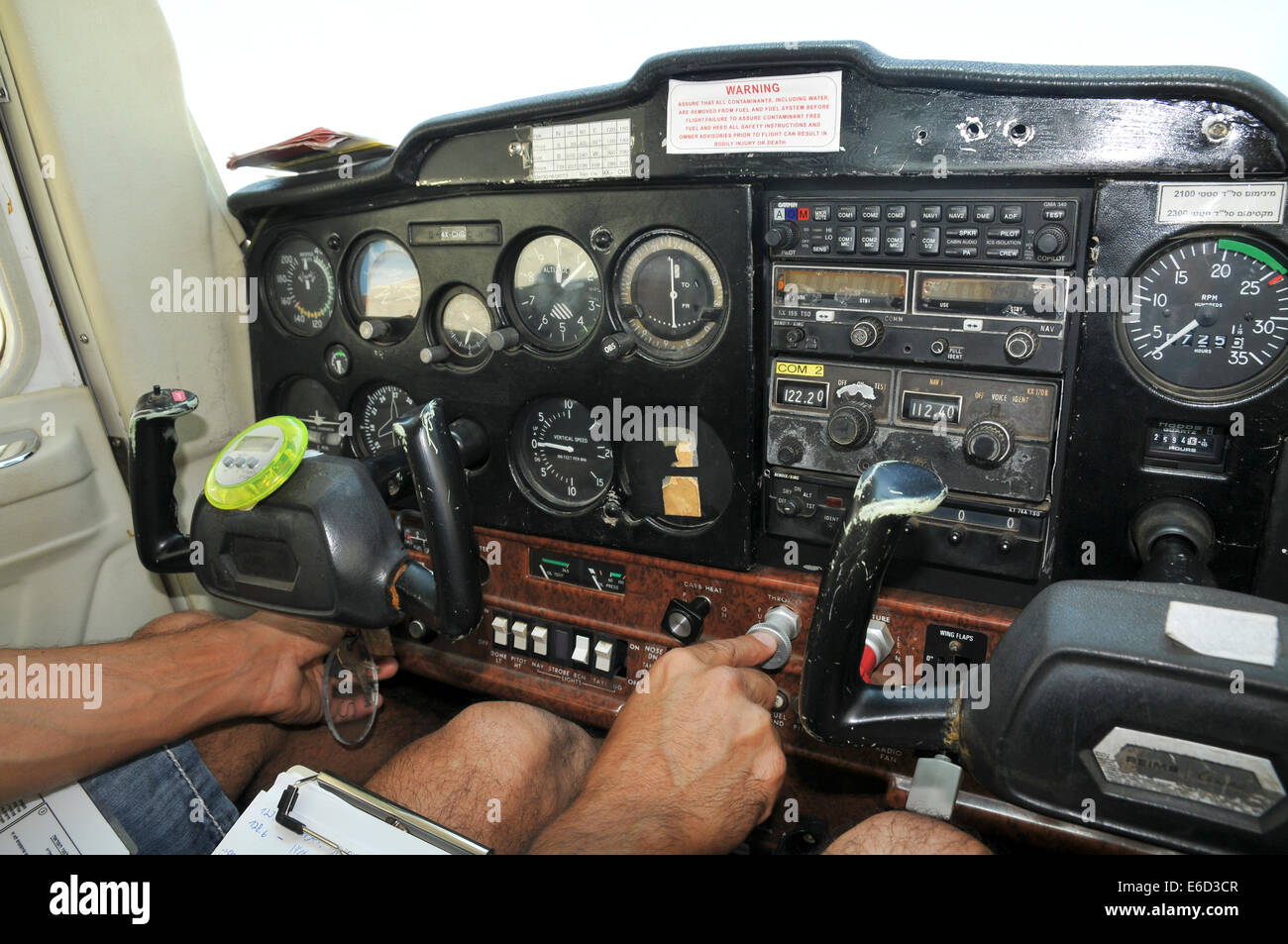 Pilot with checklist hi-res stock photography and images - Alamy