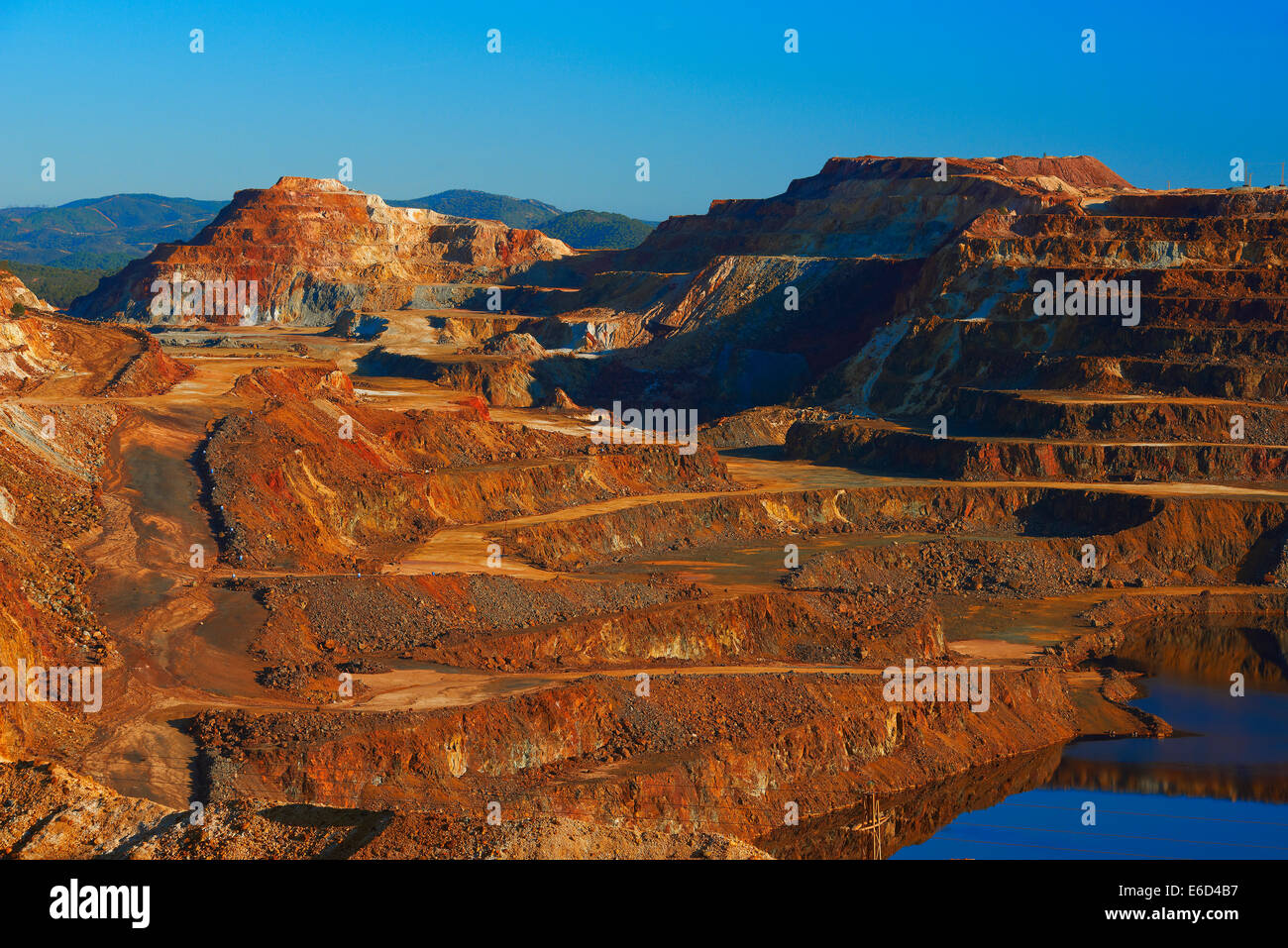 Rio Tinto, Rio Tinto mines, Huelva province, Andalusia, Spain Stock ...