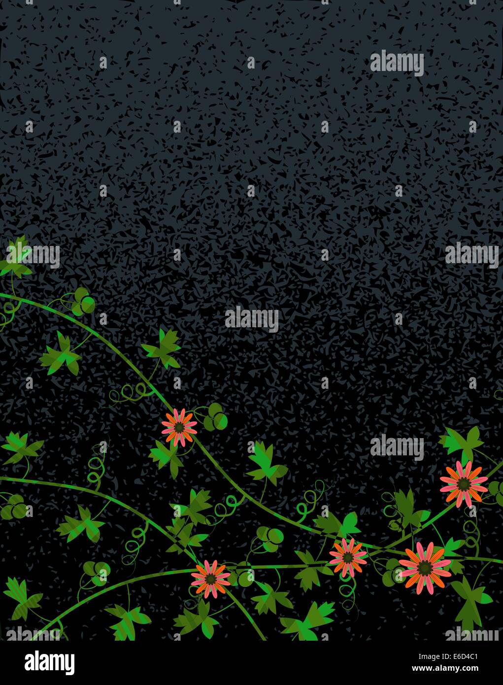 Flower vines illustration hi-res stock photography and images - Alamy