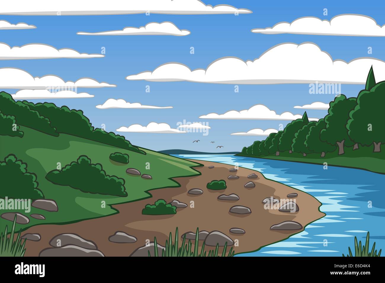 River Stock Vector Images - Alamy