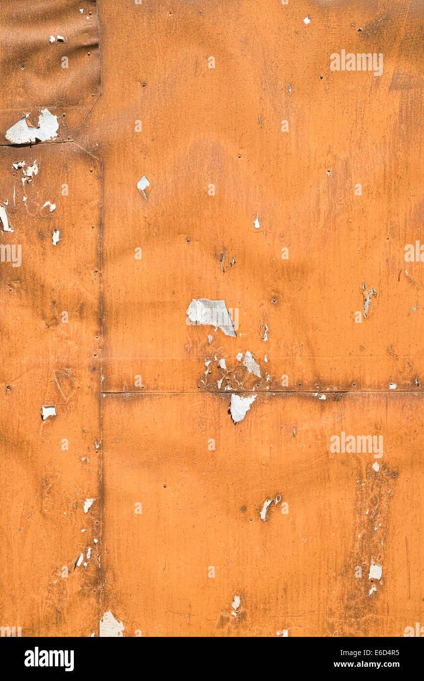 Full frame take of a damaged metal sheet Stock Photo - Alamy