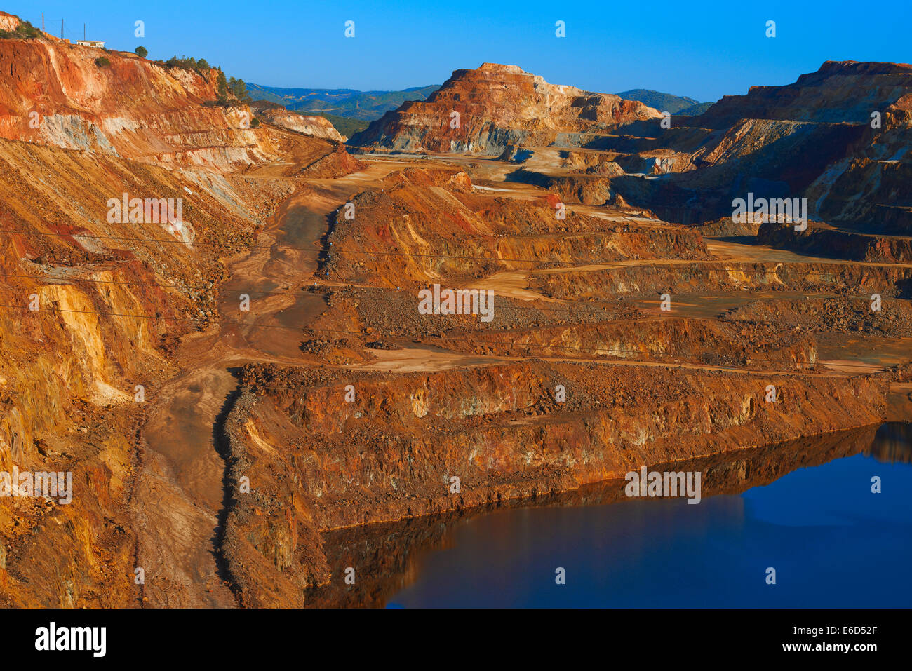 Rio Tinto, Rio Tinto mines, Huelva province, Andalusia, Spain Stock ...