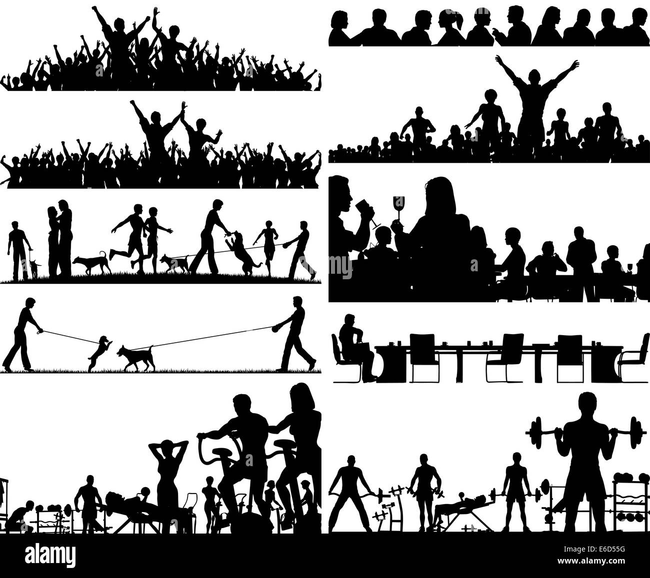 Groups of people business Stock Vector Images - Alamy