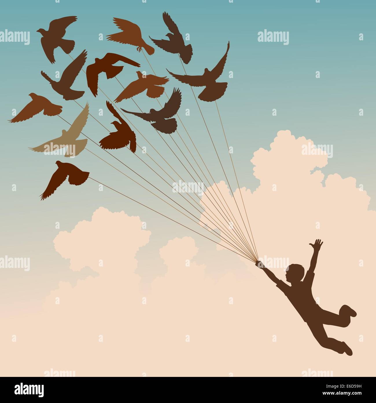 Harness boy Stock Vector Images - Alamy