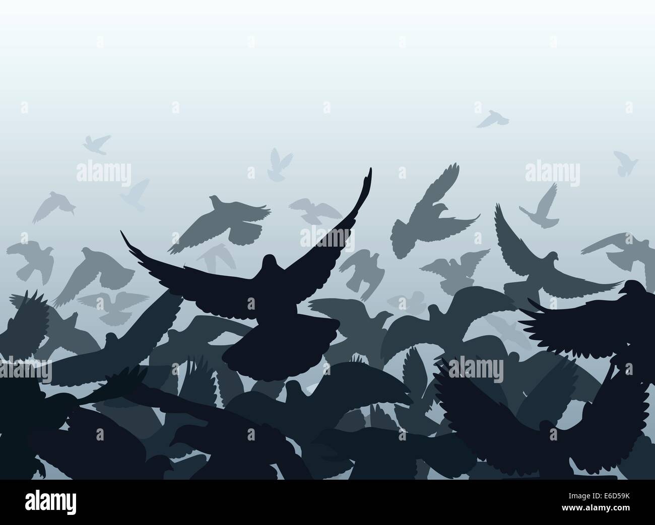 Taking off bird Stock Vector Images - Alamy