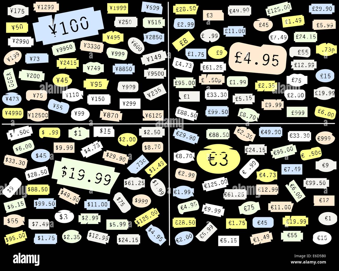 Price tag euro hi-res stock photography and images - Alamy