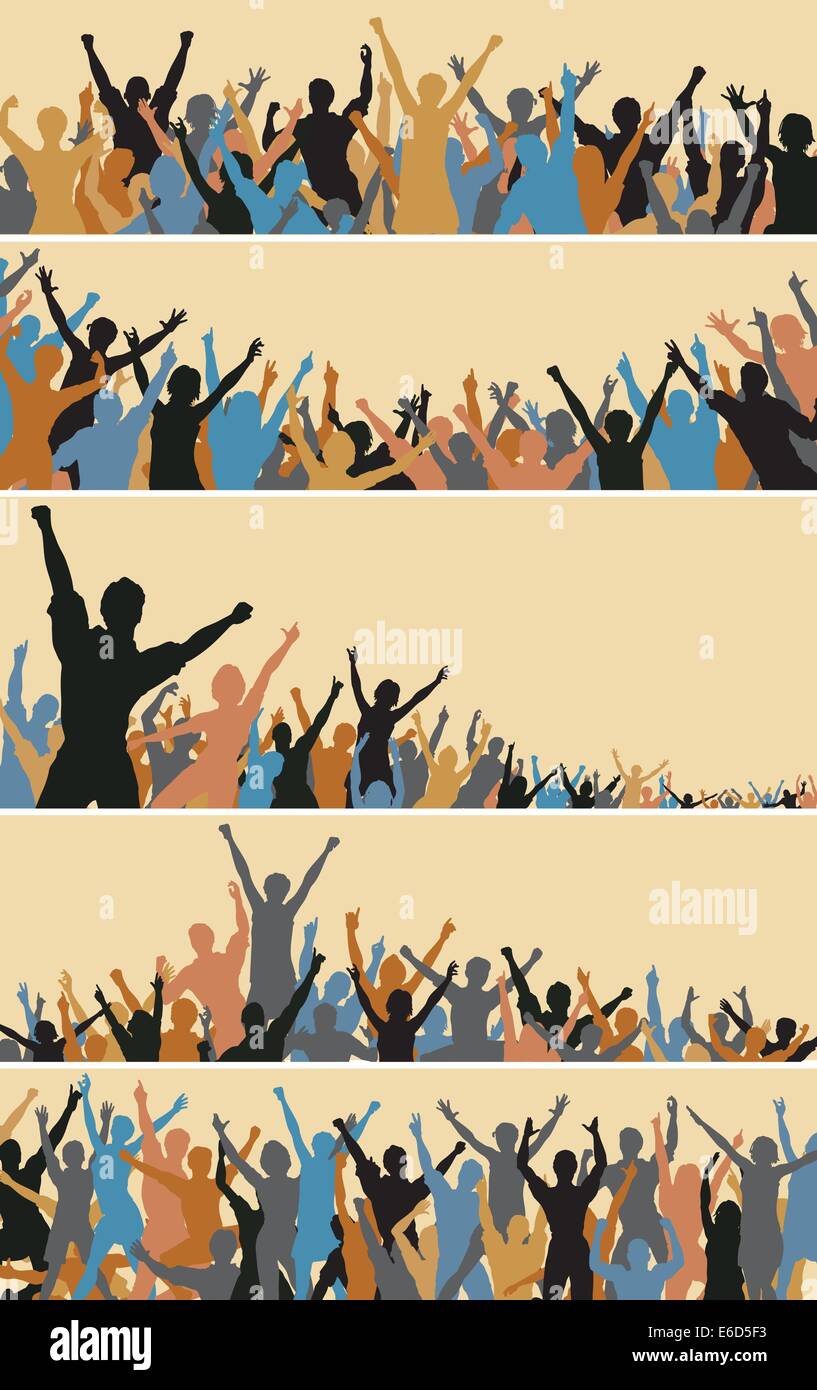 Crowd Outline High Resolution Stock Photography and Images - Alamy