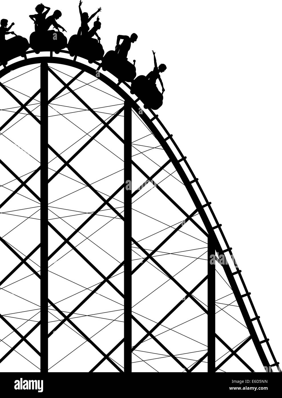 Thrill park Stock Vector Images - Alamy