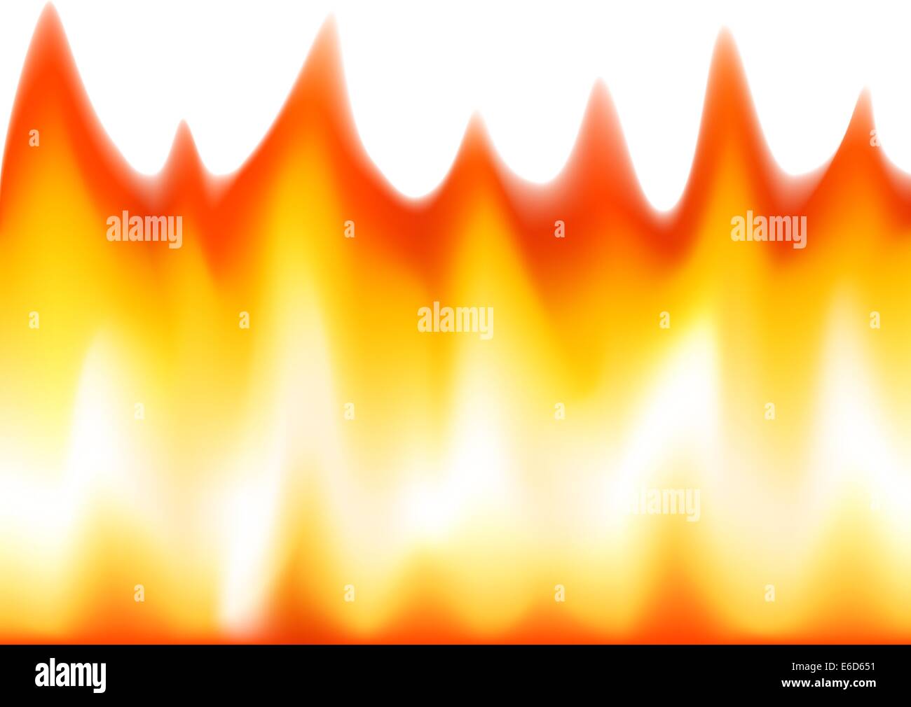 Editable vector illustration of flames made with a gradient mesh Stock ...