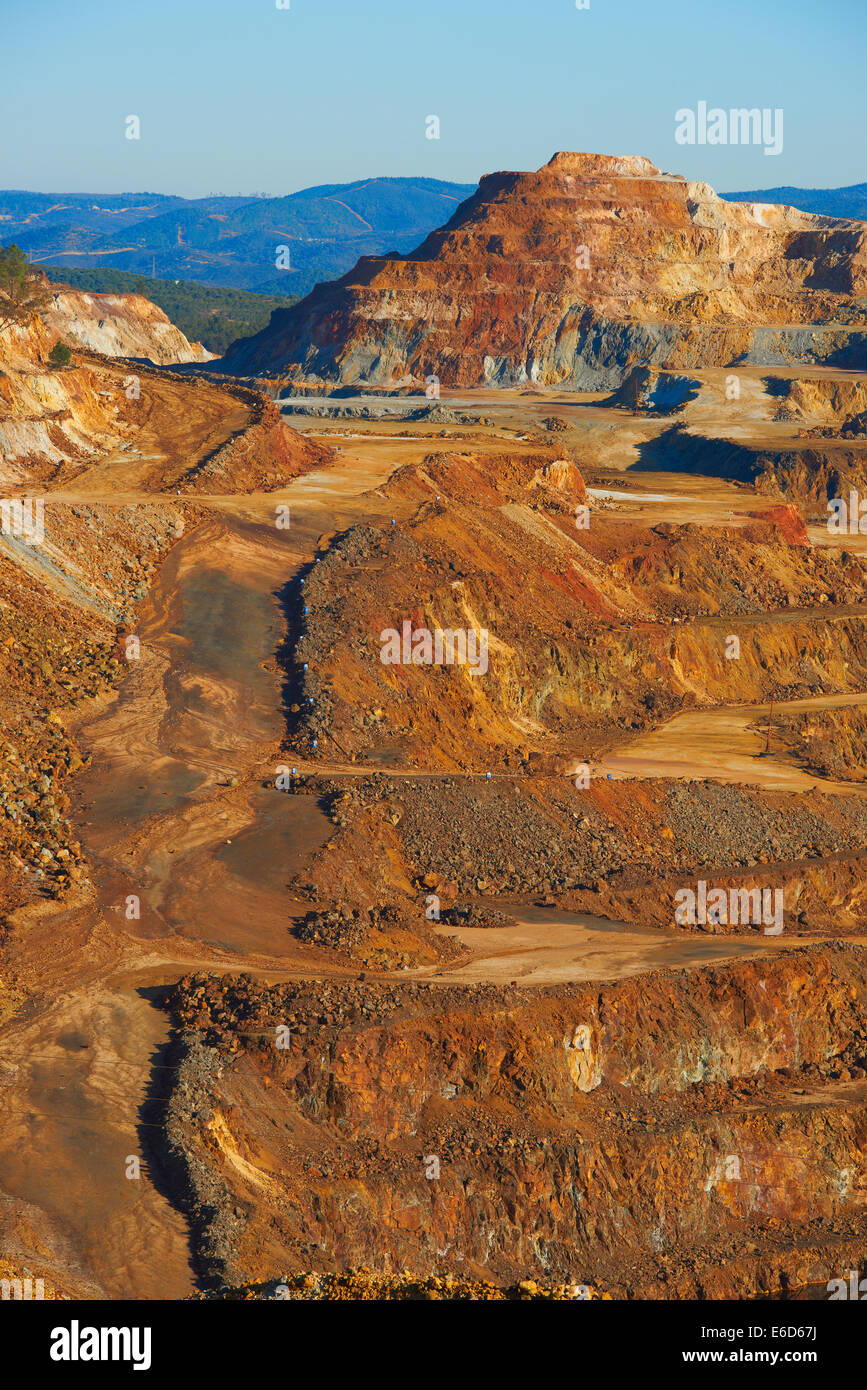 Rio Tinto, Rio Tinto mines, Huelva province, Andalusia, Spain Stock ...