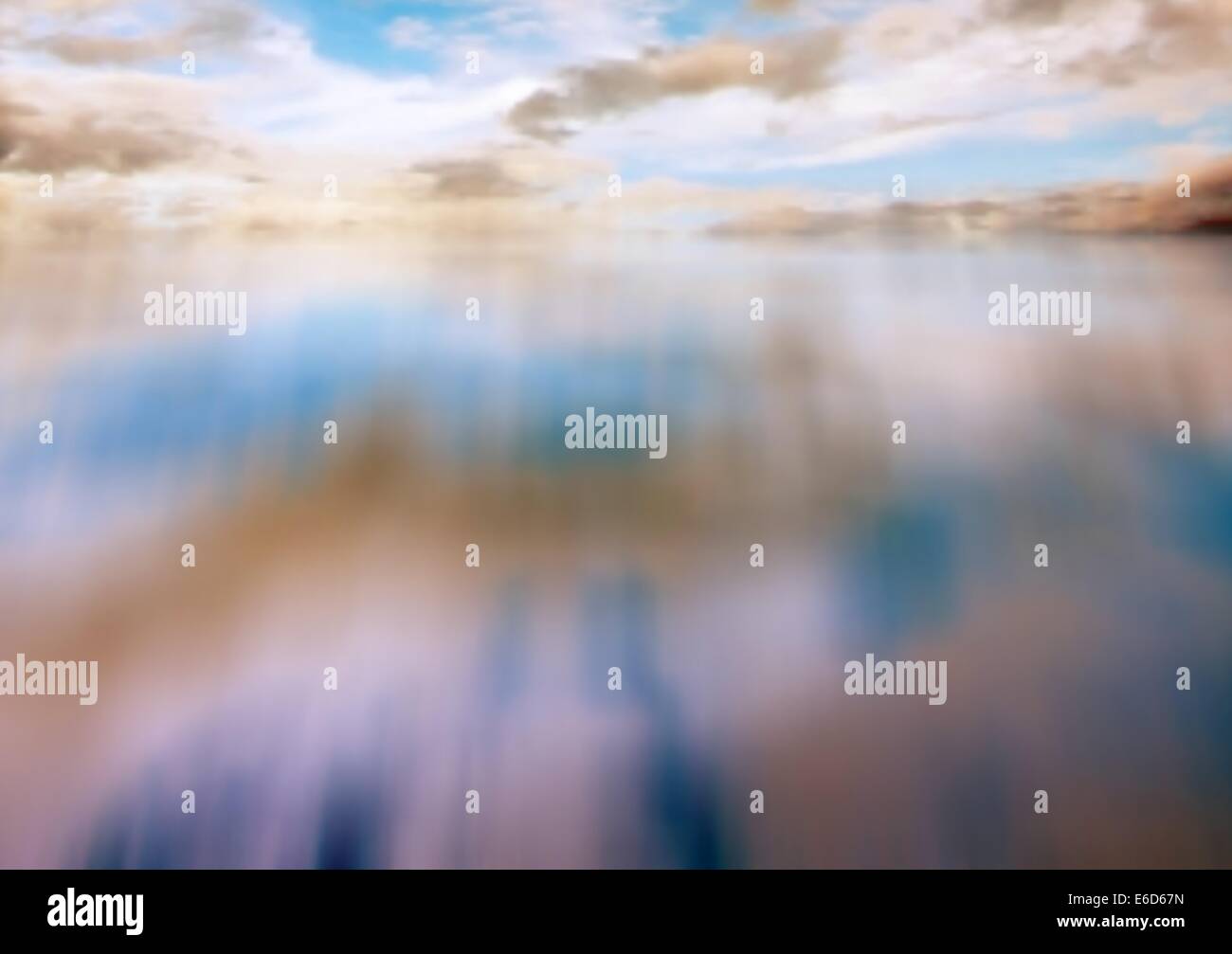 Sky reflected water Stock Vector Images - Alamy