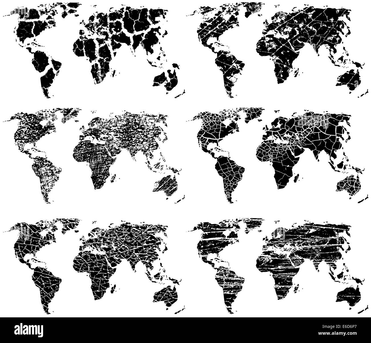 World map vector editable hi-res stock photography and images - Alamy
