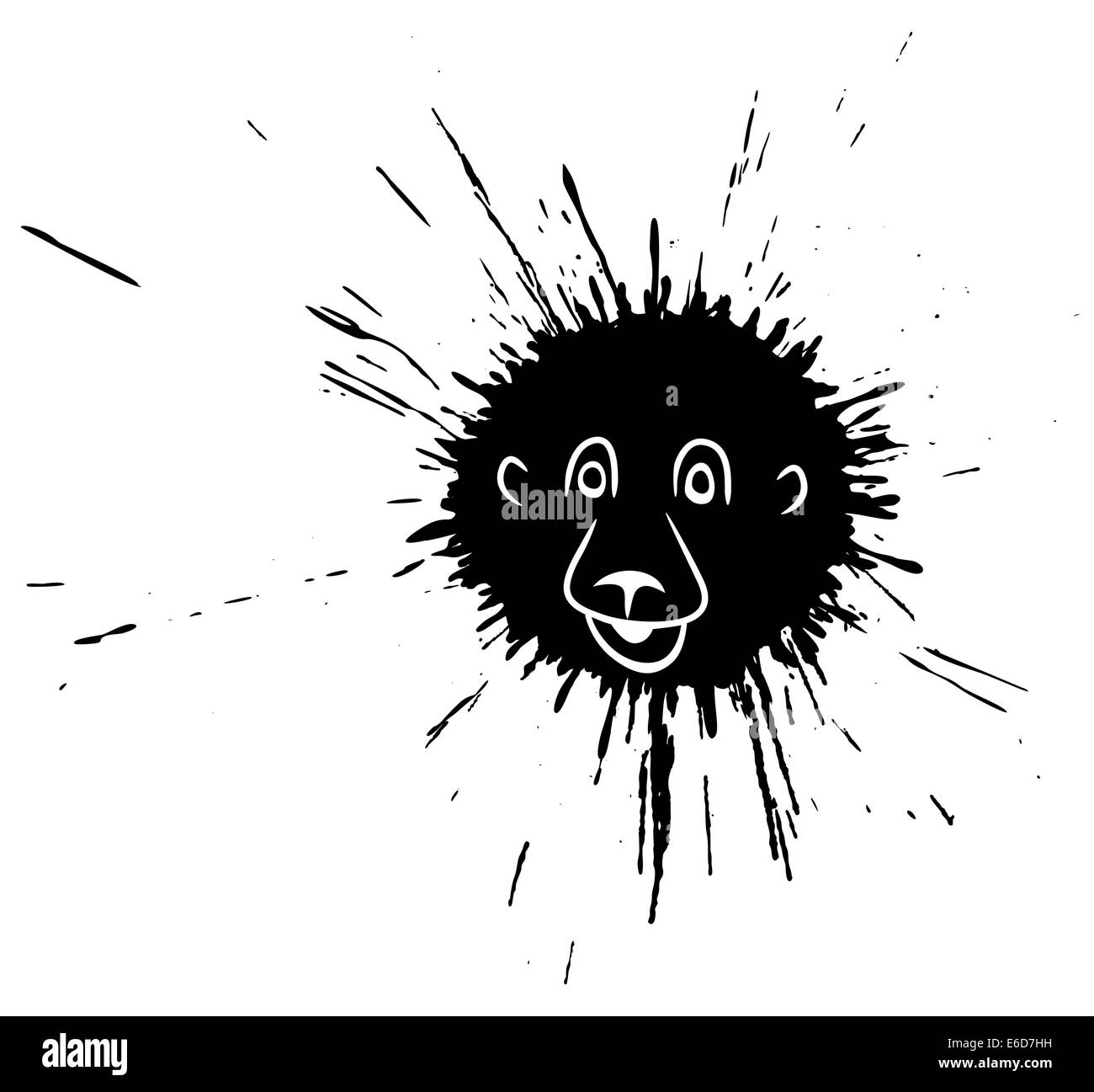 Cartoon lion animal outline vector Stock Vector Images - Alamy