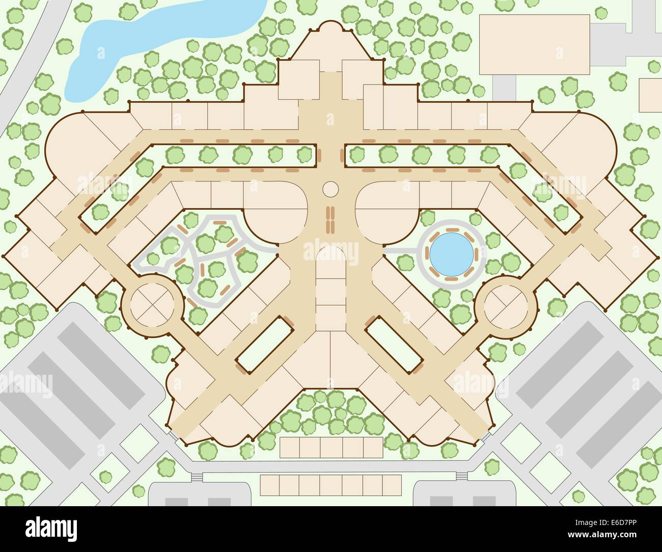 Layout map hi-res stock photography and images - Alamy