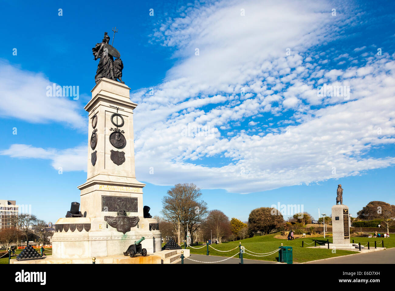 War Memorial at Plymouth Hoe, Devon, England UK Europe Stock Photo - Alamy