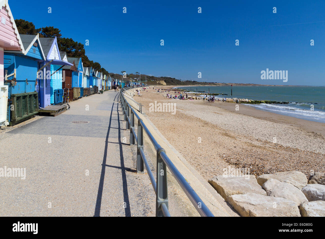 Friars Cliff Beach at Christchurch Dorset England UK Europe Stock Photo ...