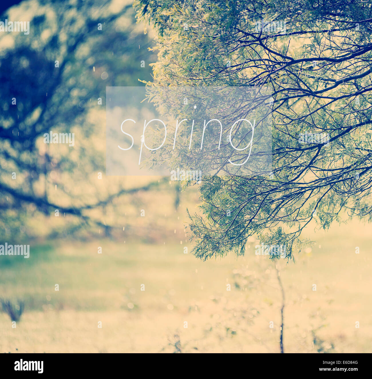 Rain poster hi-res stock photography and images - Alamy