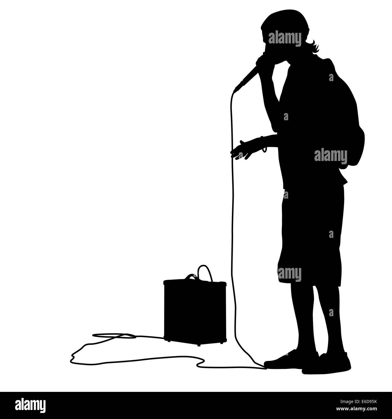 Beatbox silhouette hi-res stock photography and images - Alamy
