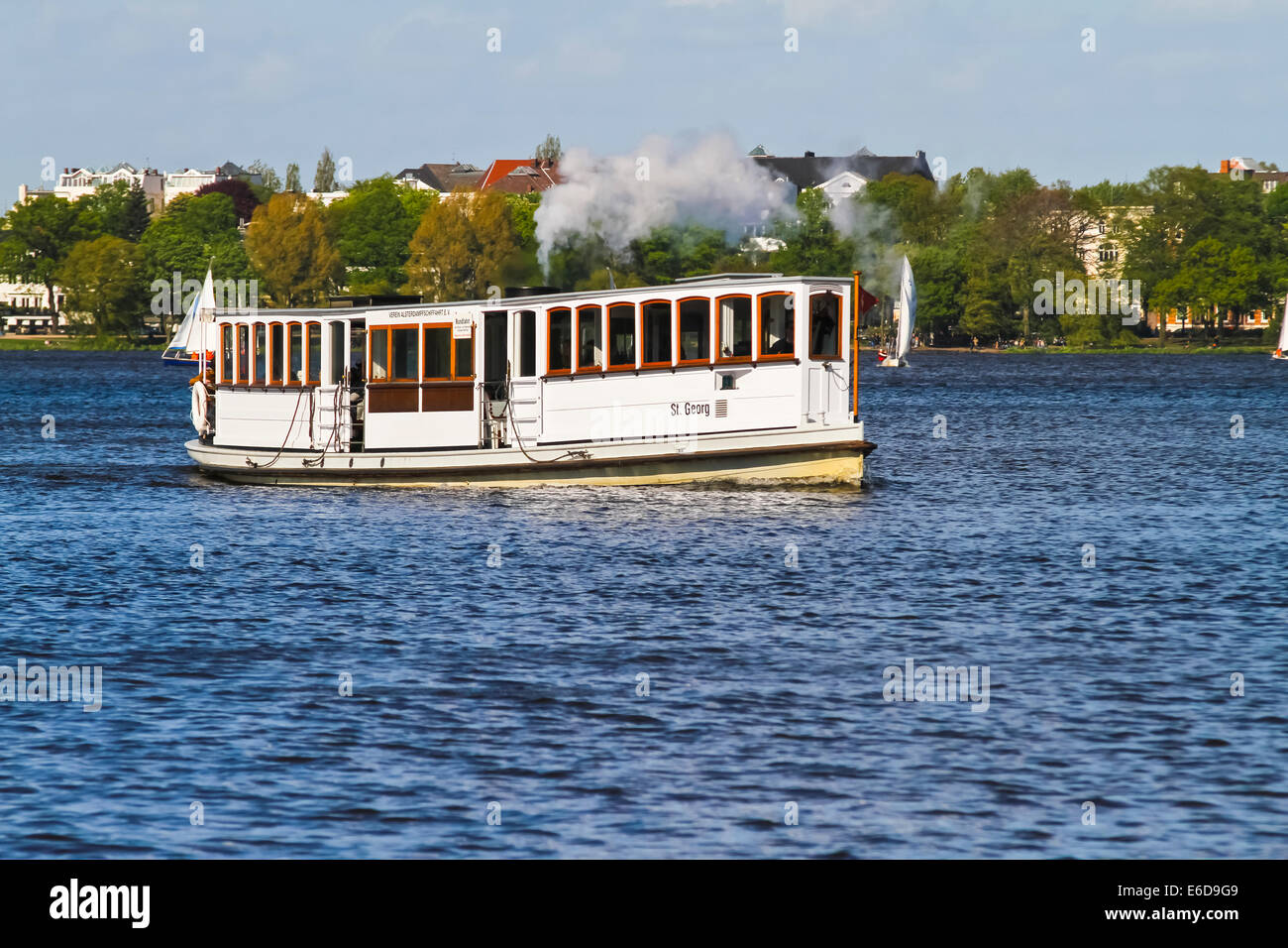 Excursion boat on the alster river hi-res stock photography and images ...