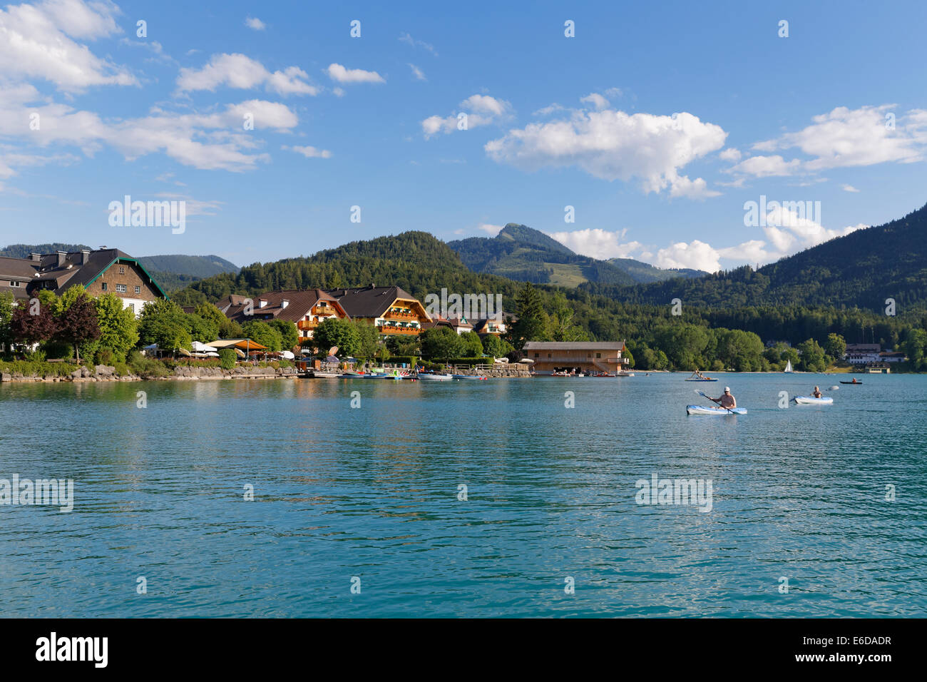Austria, Salzburg State, Fuschlsee Lake, Fuschl am See Stock Photo - Alamy
